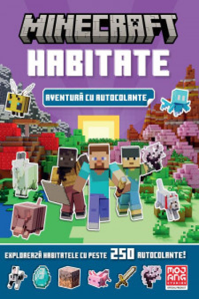 Minecraft - Habitate: Aventura cu Autocolante | Carte