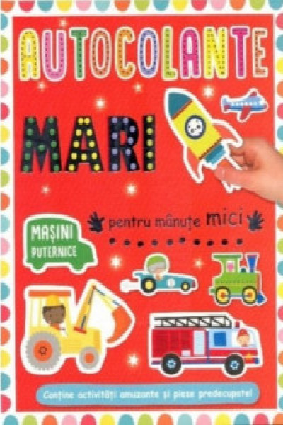 Autocolante mari pentru manute mici Masini | | книга