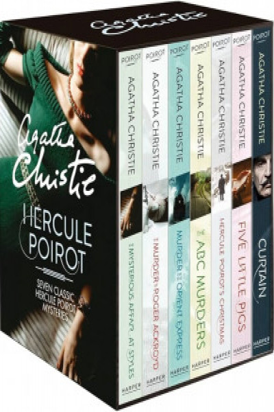 Agatha Christie Poirot Series 7 Books Collection Box Set | Carte
