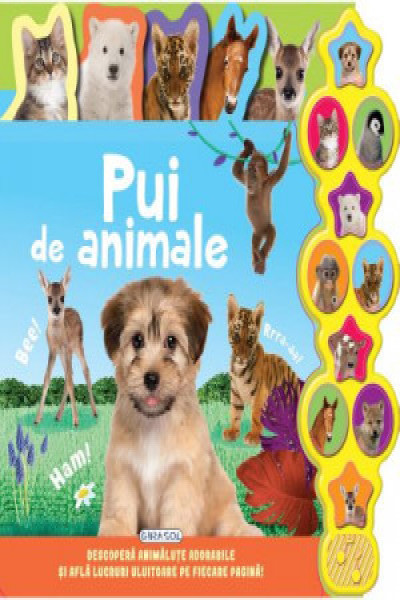 Carte cu sunete - Pui de animale | Carte