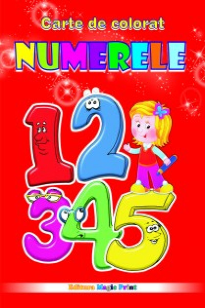 Carte de colorat Numerele | | книга