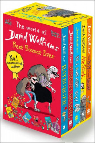 David Walliams Series 1 - Best Boxset Ever 5 Books Collection Set ...