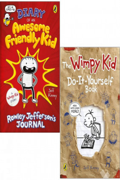 Diary of a Wimpy Kid 2 Books Collection Set By Jeff Kinney (Diary of an ...