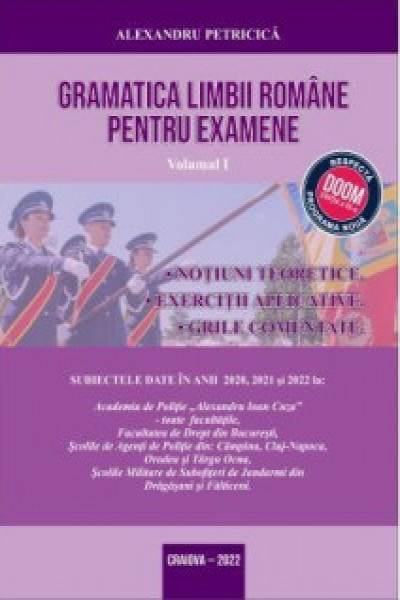 Gramatica limbii romane pentru examene. V.1 | Carte