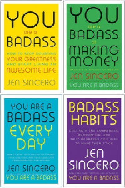 Jen Sincero Collection 4 Books Set (You Are A Badass At Making Money ...