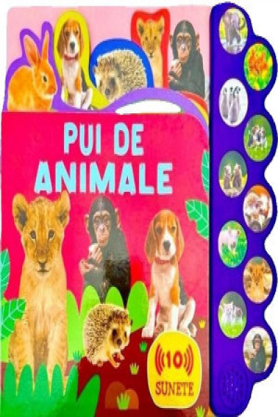 Pui de animale. Carte cu sunete | Carte