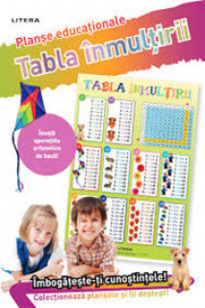 TABLA INMULTIRII (planse educationale infoliate) | Carte