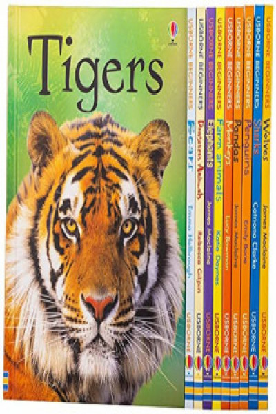 Usborne Beginners Animals Collection 10 Books Box Set | Carte