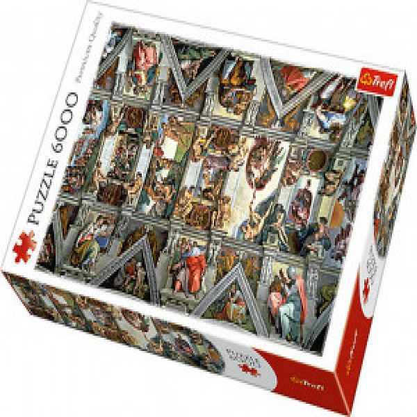 Trefl 65000 Puzzles - "6000" - Sistine Chapel ceiling | jocuri