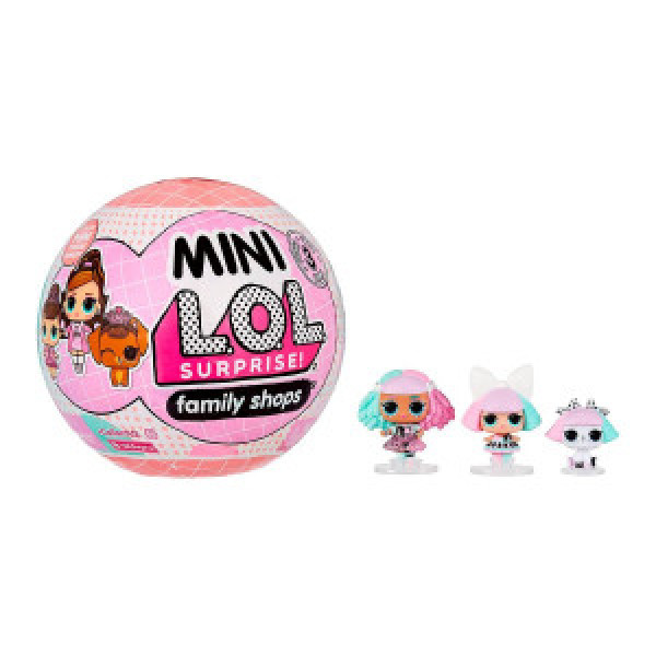 588467 Set cu 3 papusi L.O.L. Surprise! Mini Family Shops S3 diverse ...